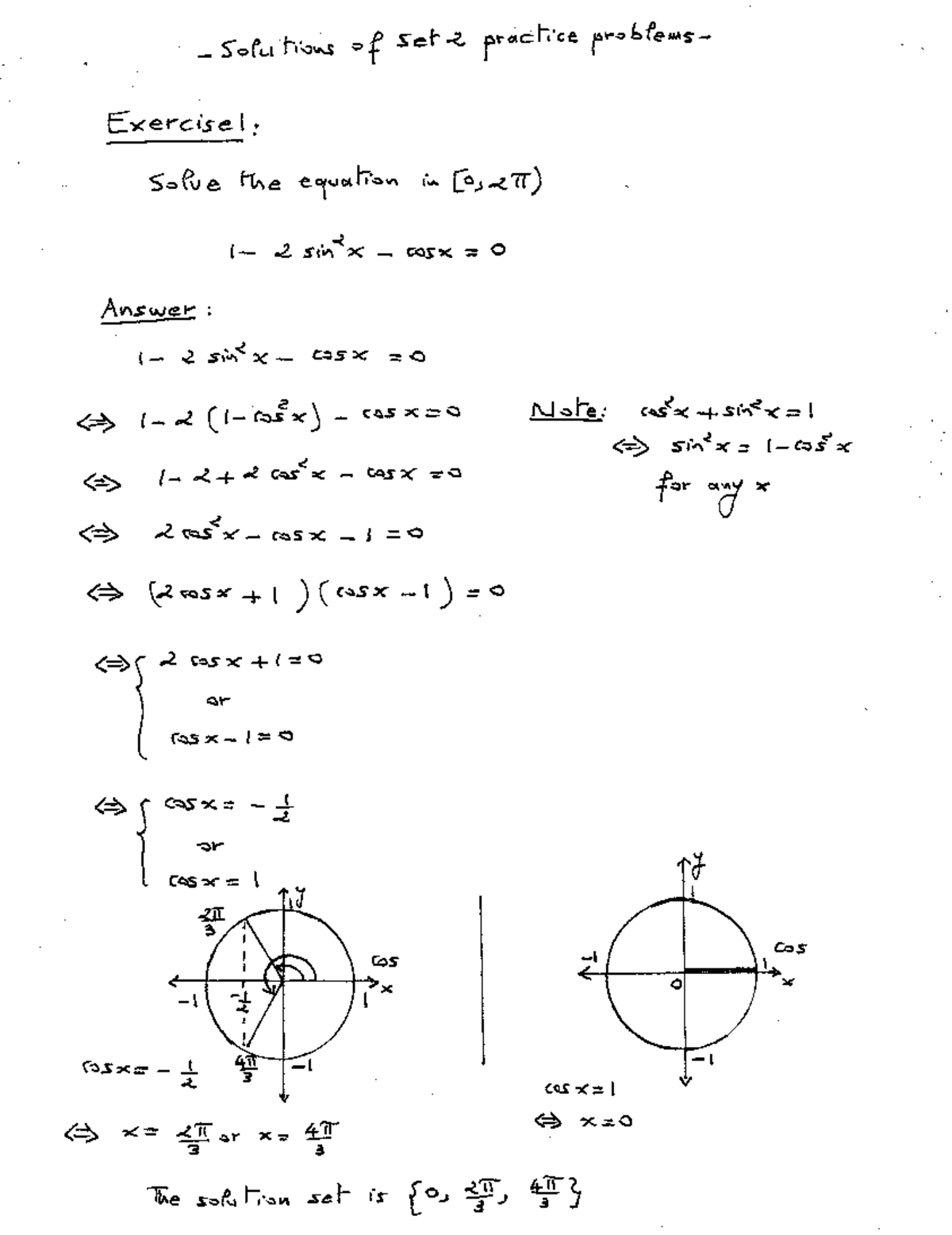 Solutions Set 2 Practice Problems Math 3+3C - MATH 3 - Studocu