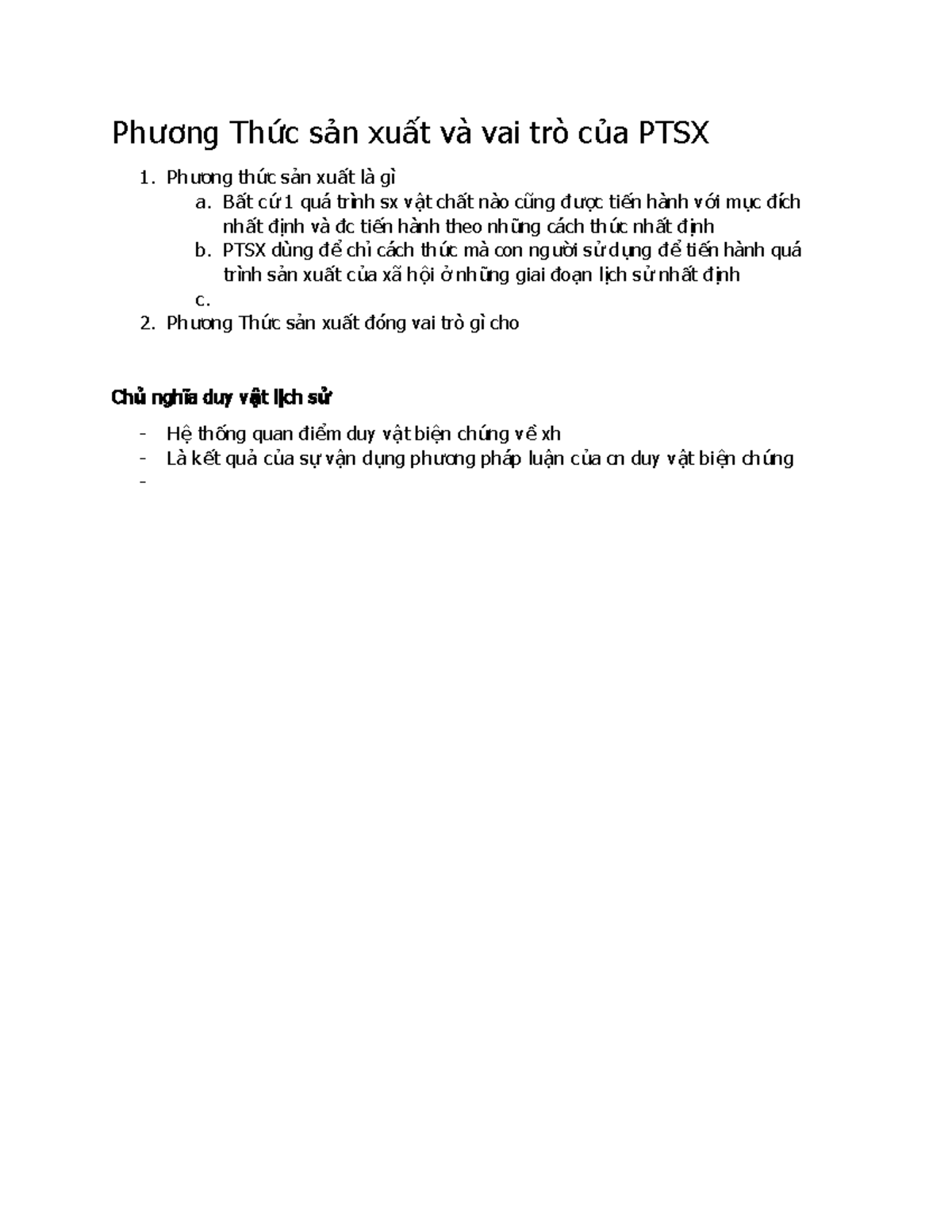 Phương Thức sản xuất và vai trò của PTSX - Ph ng Th c s n xu t và vai trò c a PTSXươứảấủ Ph ng ...