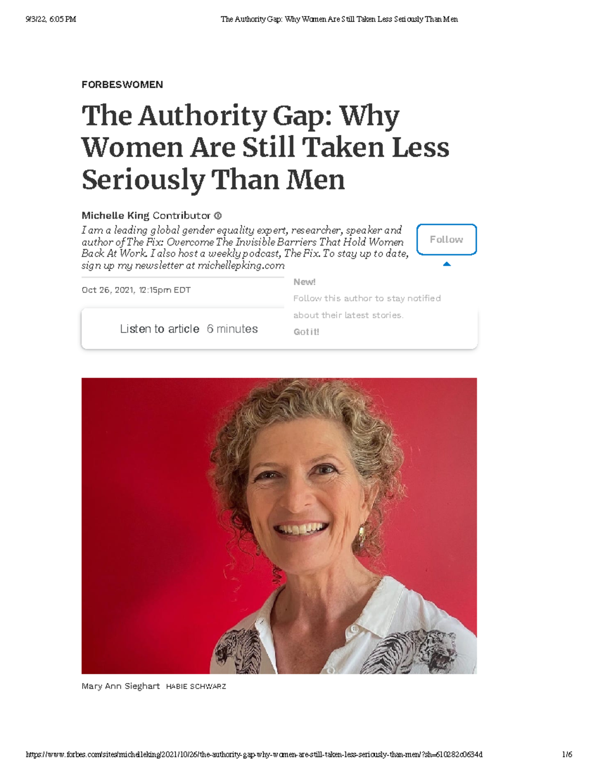 The Authority Gap Why Women Are Still Taken Less Seriously Than Men I