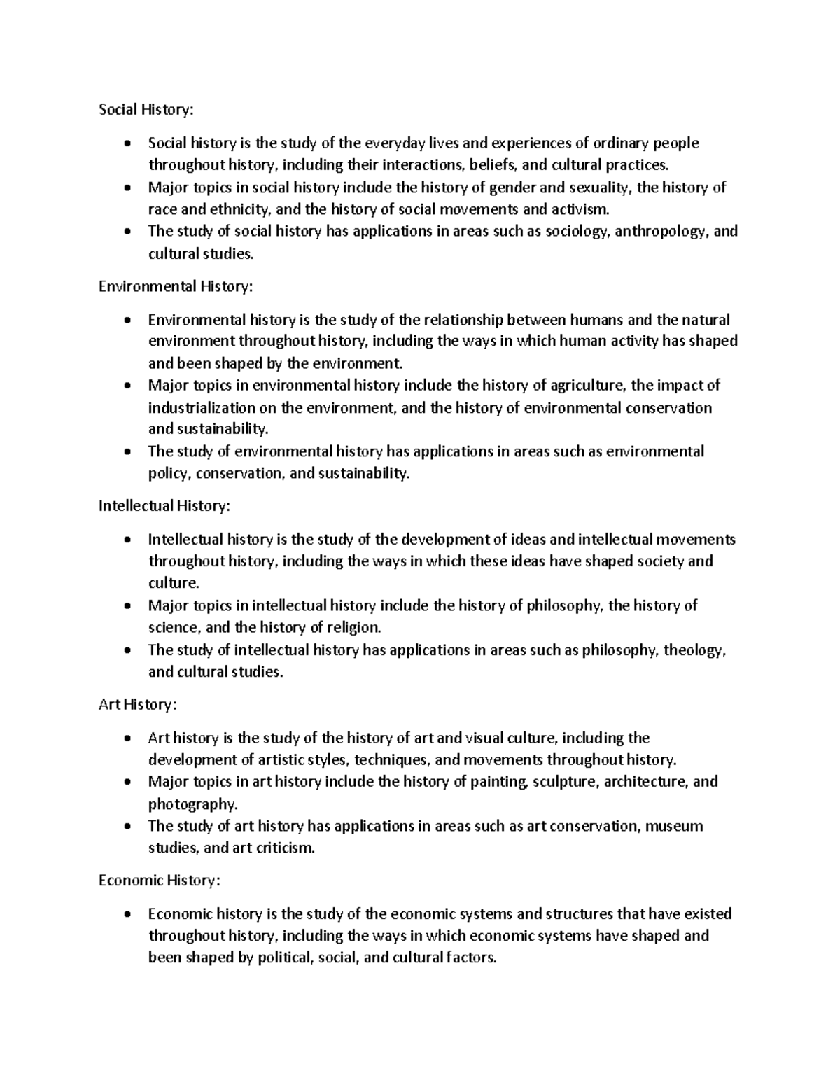 Histo - Social History: Social history is the study of the everyday ...