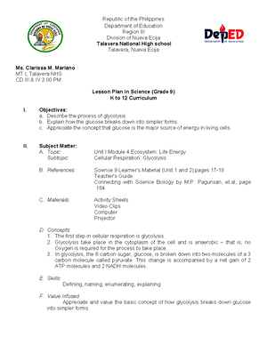 Performance TASK G10 Rubrics - JUNIOR HIGH SCHOOL IKATLONG PAMANAHUNANG ...