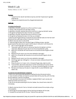 Micropipette lab #1 - writeup for lab - 2/2/22, 10:33 AM OneNote - Studocu