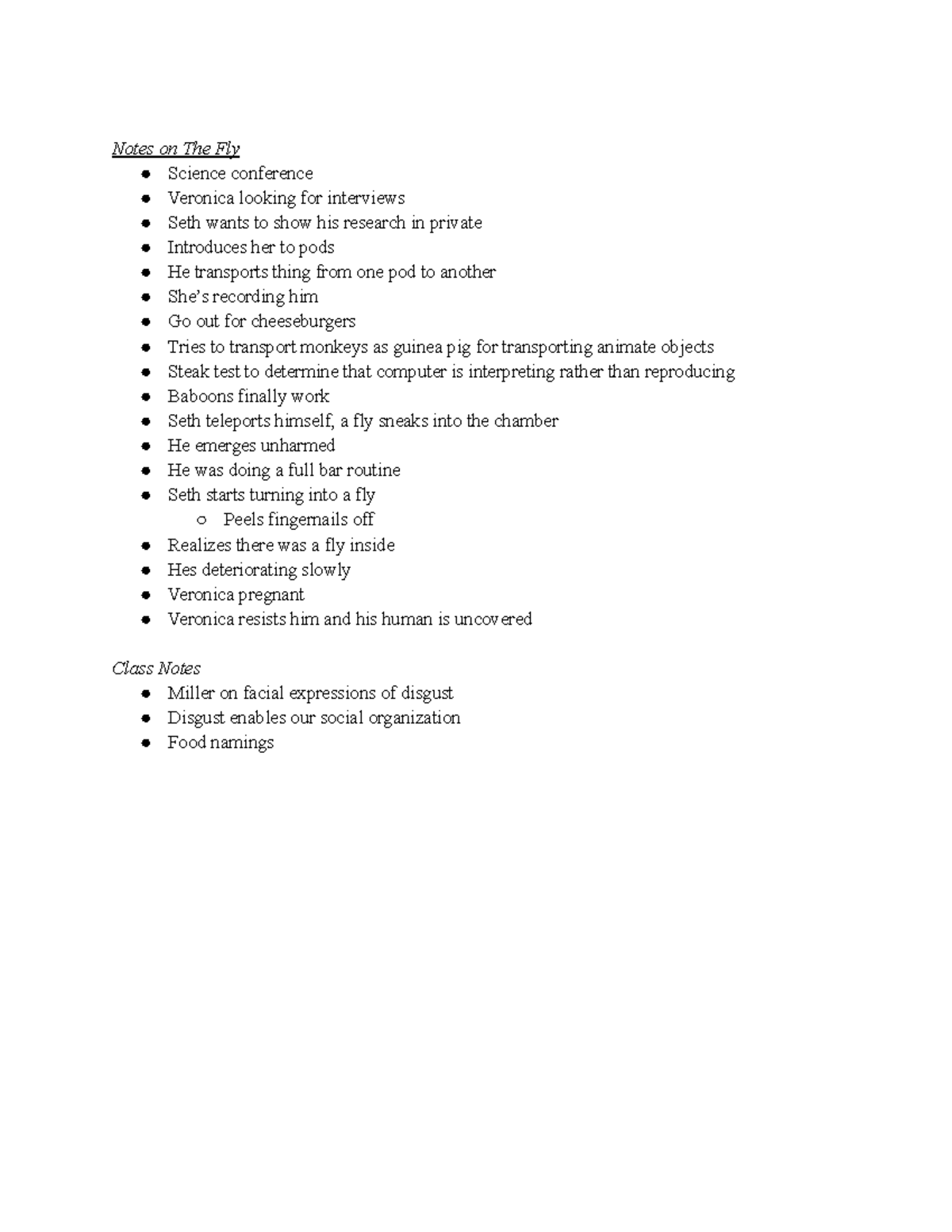 Feb. 23 Insects, Notes, Psychology - Notes on The Fly Science ...