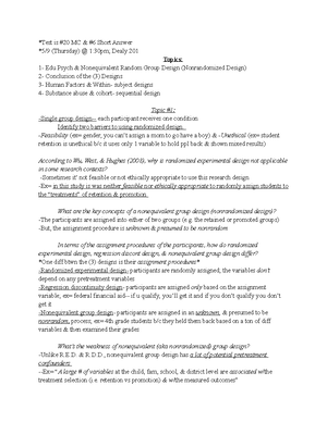 PSYC-2010-L01 Lab 5 - Serial Position Effect Lab - Serial Position Effect Abstract The serial ...