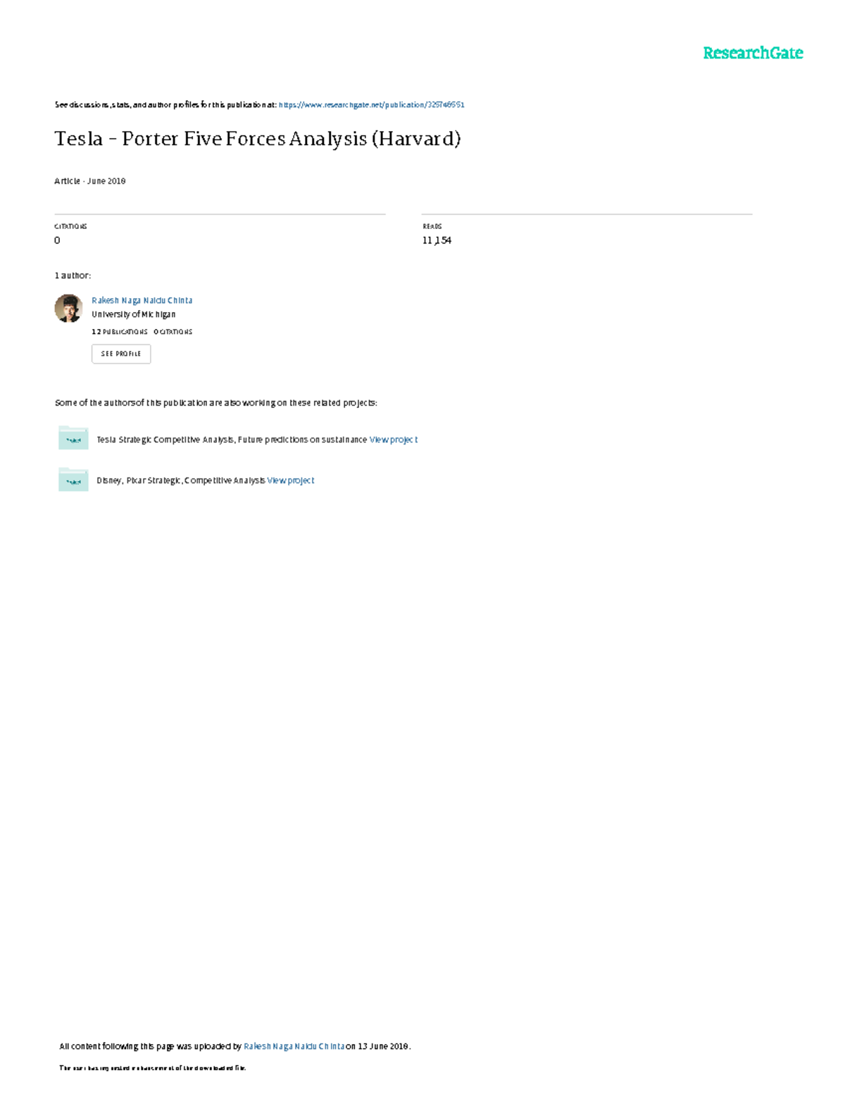 Tesla Porterfive Force Analysis Competitive Rivalry Analysis Harvard ...