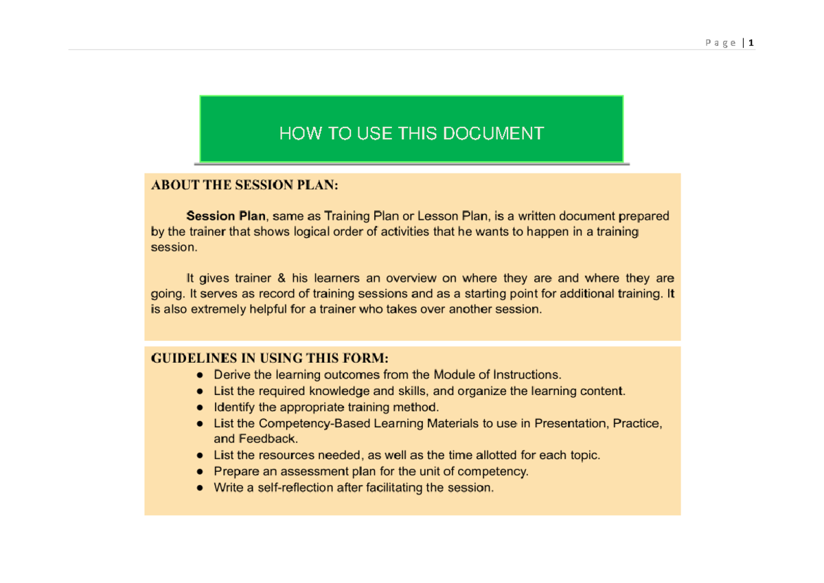 Anthony Session Plan 1 - HOW TO USE THIS DOCUMENT Session Plan Sector ...
