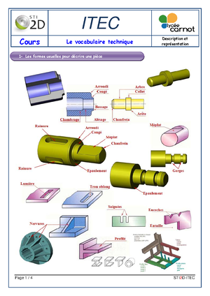 Les solutions constructives - Cours Les solutions constructives Conception mécanique des ...