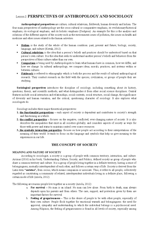 LIFE Science L1 3 HO - EARTH & LIFE SCIENCE – SECOND QUARTER LESSON 1 ...