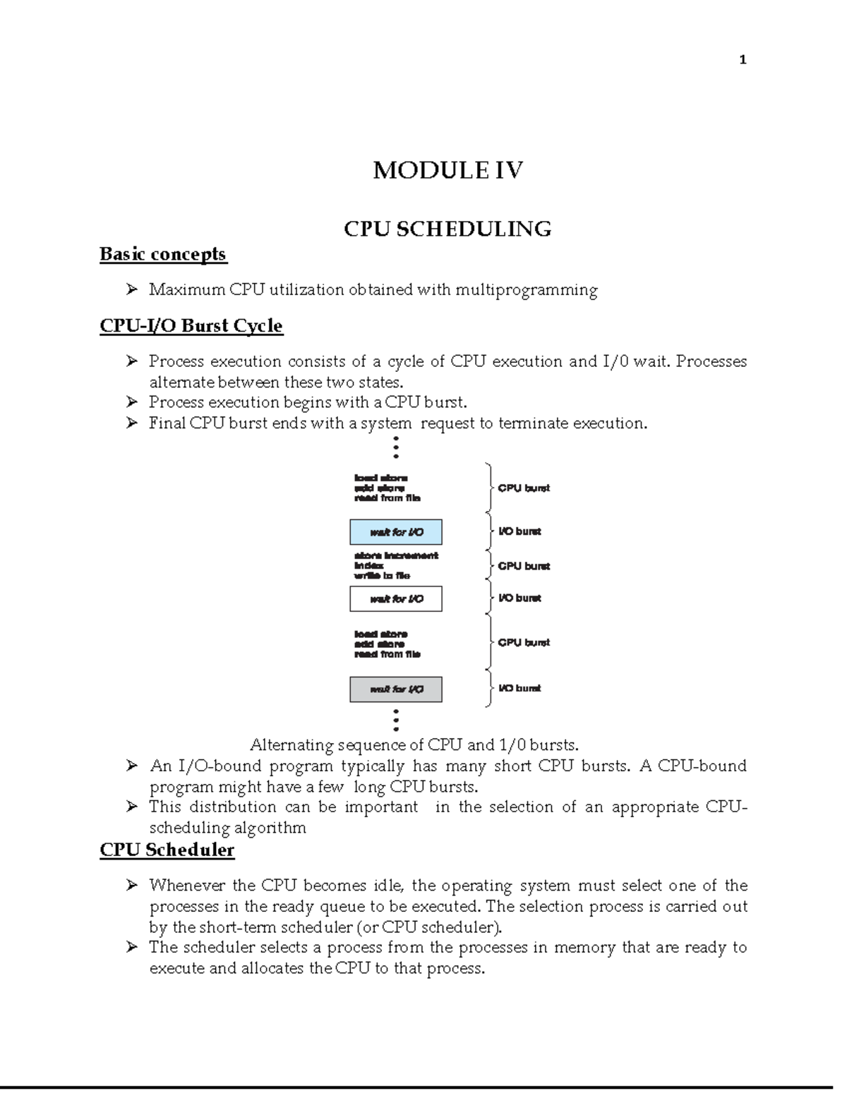 Operating systems - Module 4 - KTU - Studocu