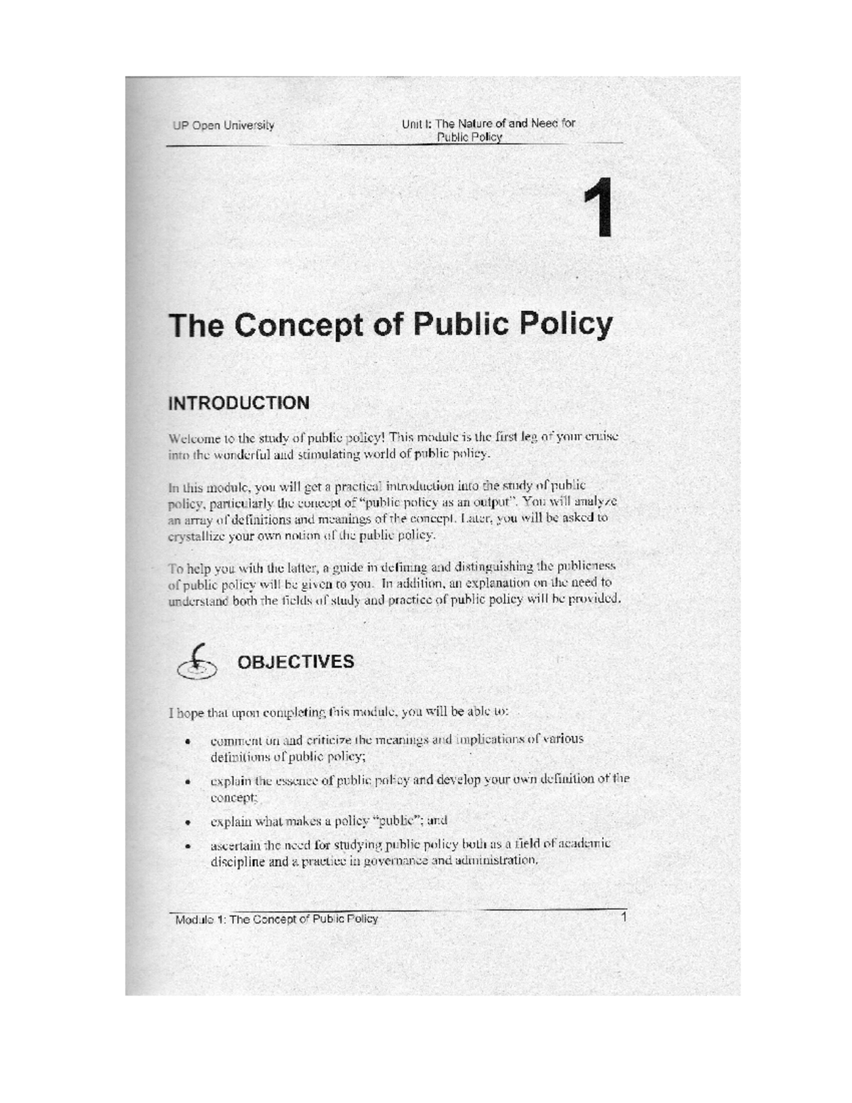 Introduction to public administration - Masters i Public Administration - Studocu