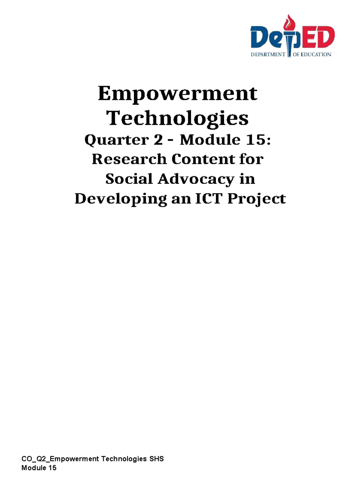 Empowerment-Technologies-q4 Weeek 5 - Empowerment Technologies Quarter ...