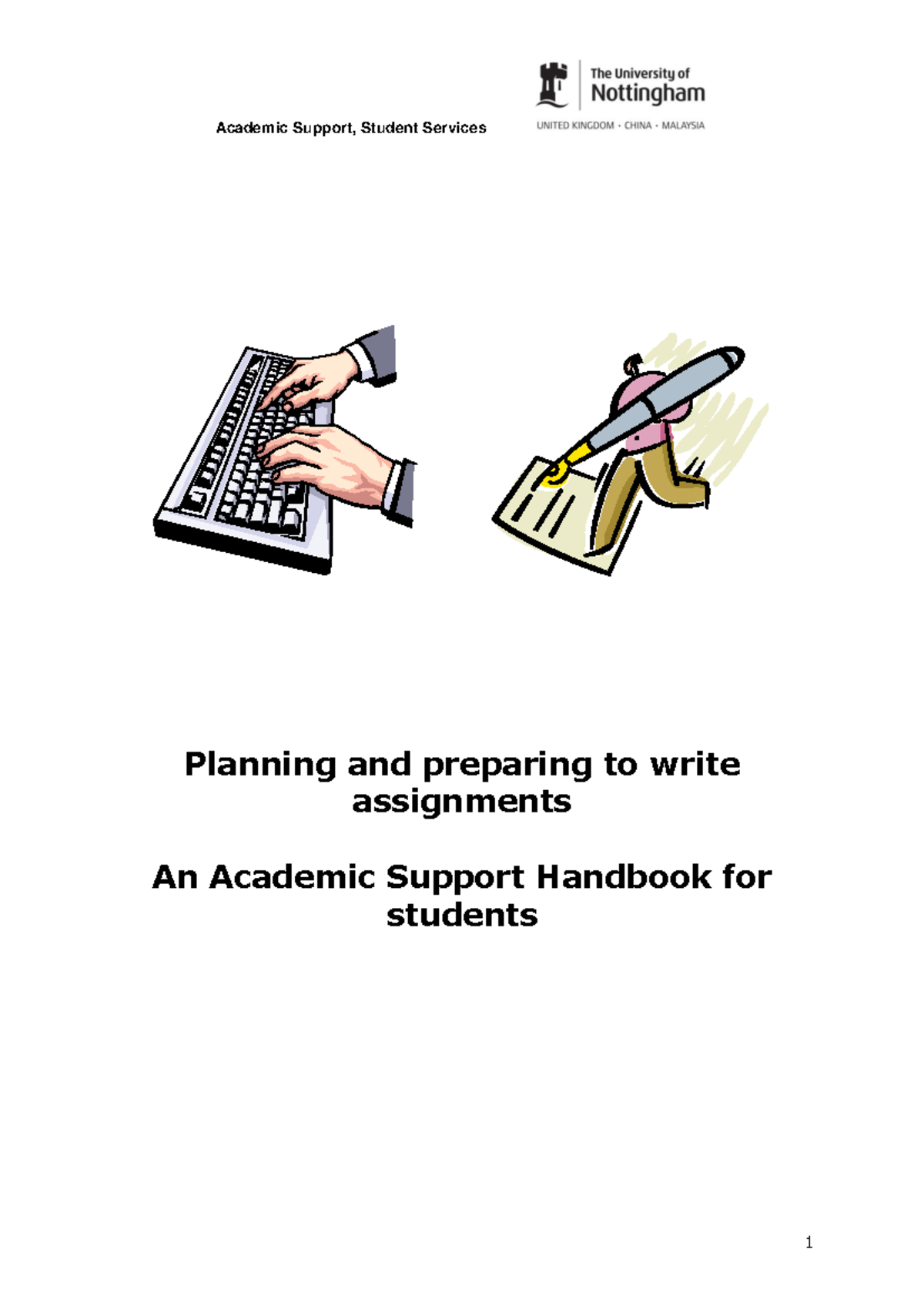 Planning-and-preparing-to-write-assignments - Planning and preparing to ...