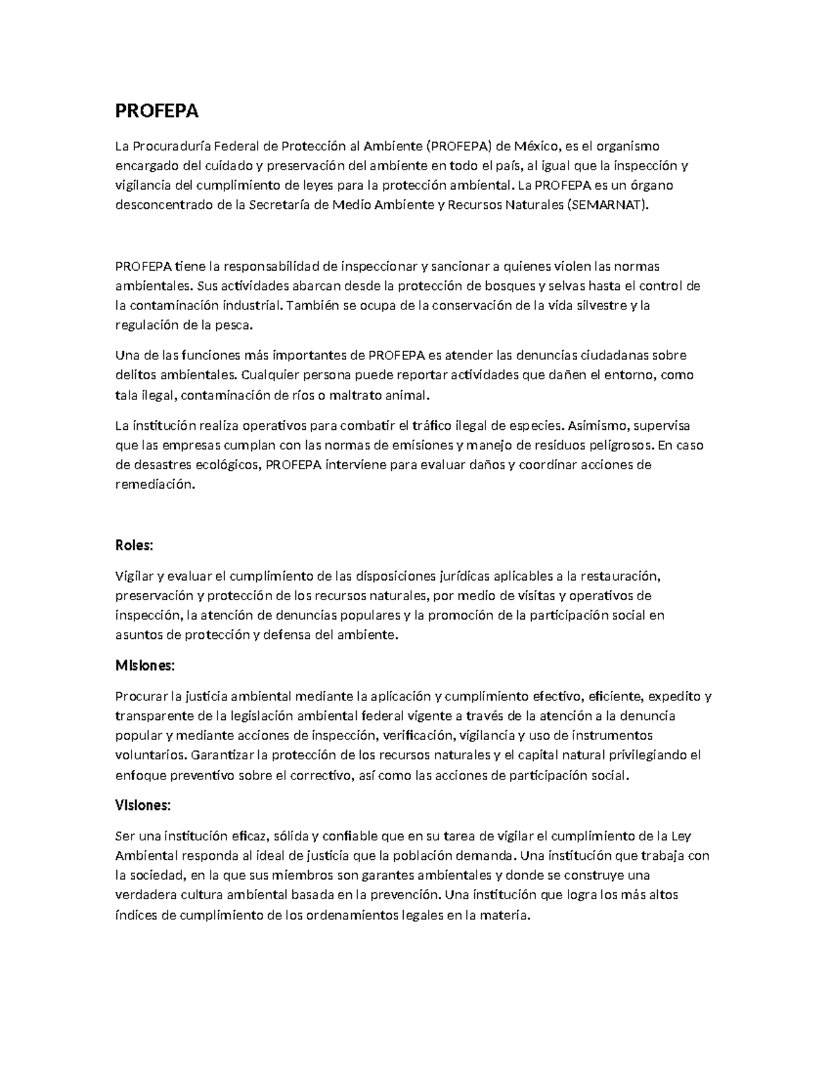Profepa - N/A - PROFEPA La Procuraduría Federal de Protección al ...
