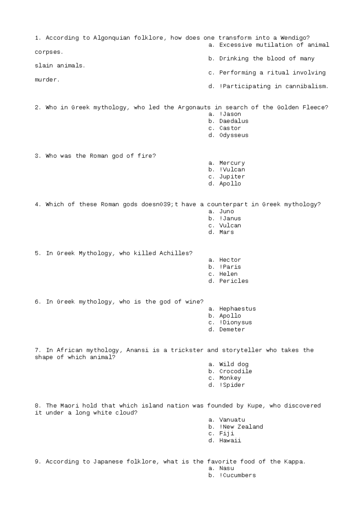 EDU345 Questions 10 - important in class practice material - According ...