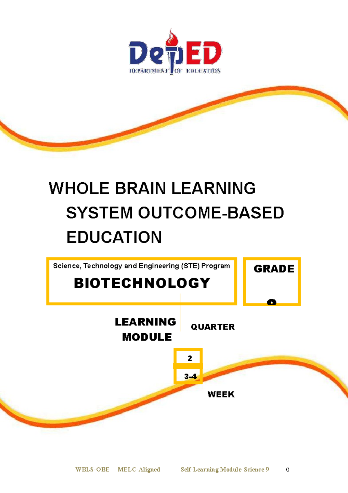 Biotech Q2 W3 4 Template Summative Assessment Enhancement 1 - WHOLE ...