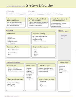 ALT - Basic Concept calculating fluid intake - ACTIVE LEARNING ...
