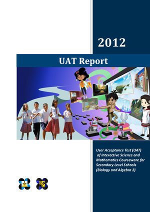 Coursewaresec 2012 - Used module - 2012 UAT Report User Acceptance Test ...