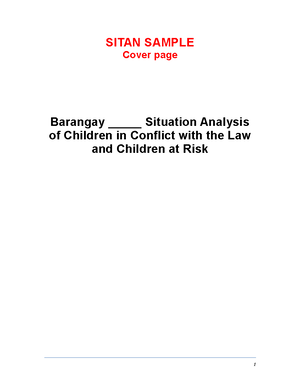 Barangay Protocol in Managing Cases of CICL and CAR - IN MANAGING CASES ...