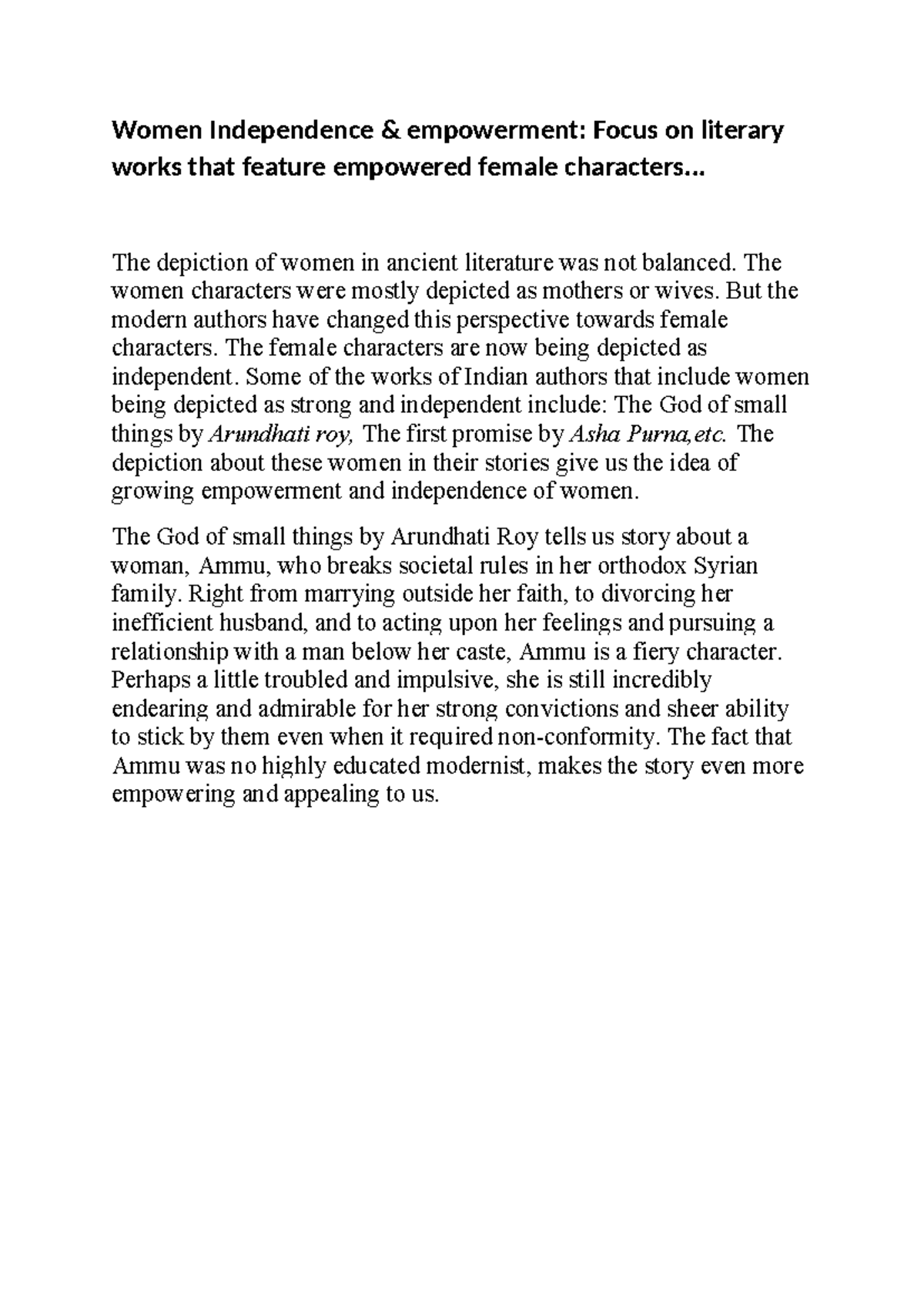 Women Independence - This is a part of project - Women Independence ...