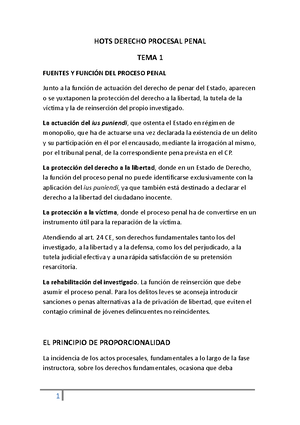 EXAMEN DE DERECHO PROCESAL PENAL. - Derecho Procesal Penal - Studocu