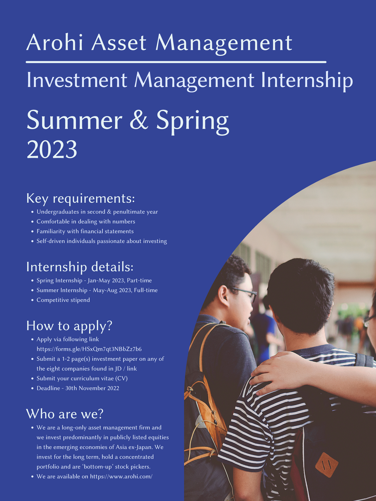 2023 Investment Internship EDM 221025 180041 - Arohi Asset Management ...