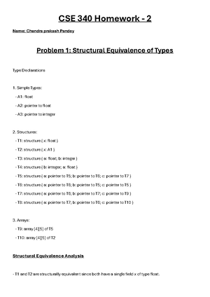 CSE340 Midterm Summer 2024 - Arizona State University Computer Science and Engineering CSE 340 ...
