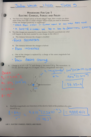 Phys 2 lab- prelab 1 - PHYS 252 - Studocu