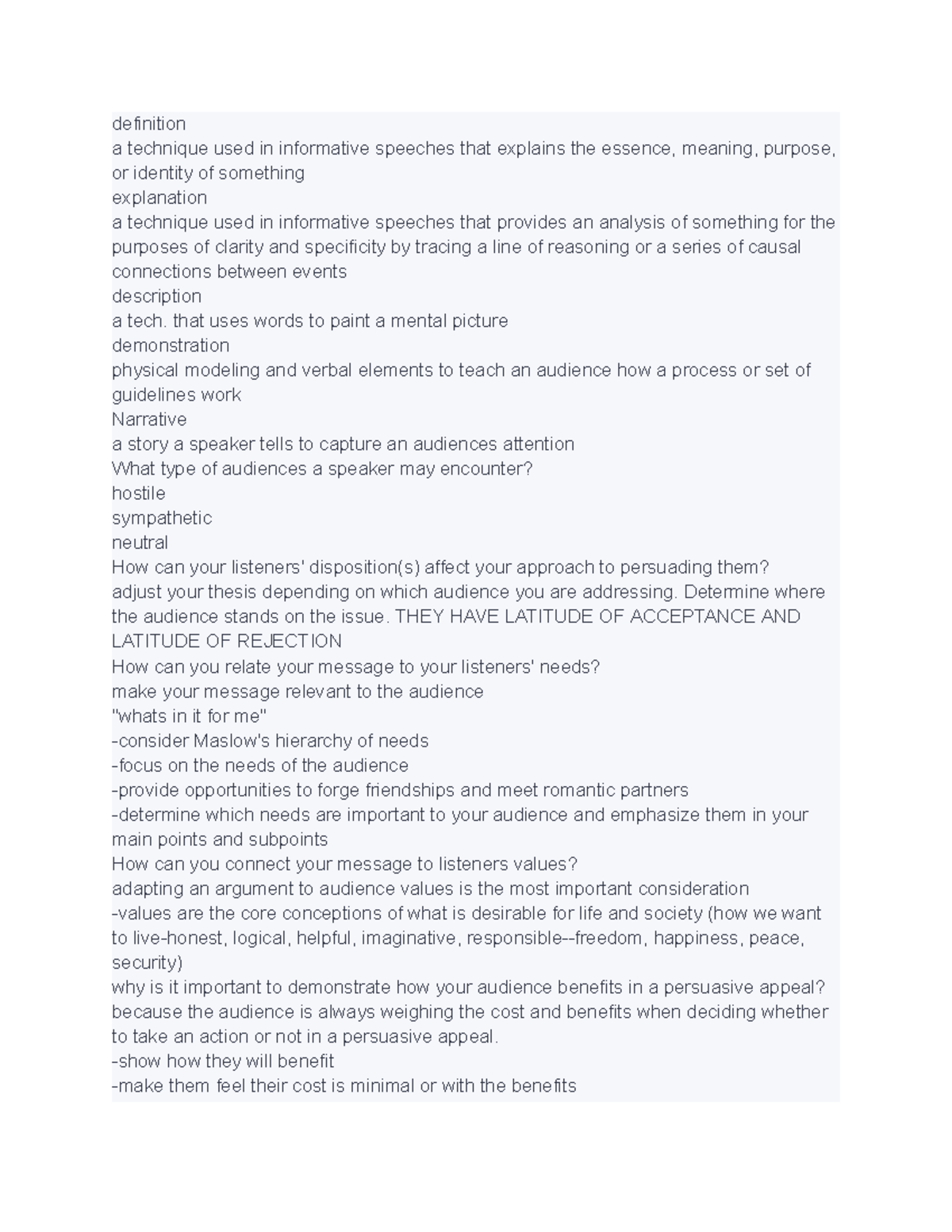 COMS 101 (89) - Lecture Notes - definition a technique used in ...