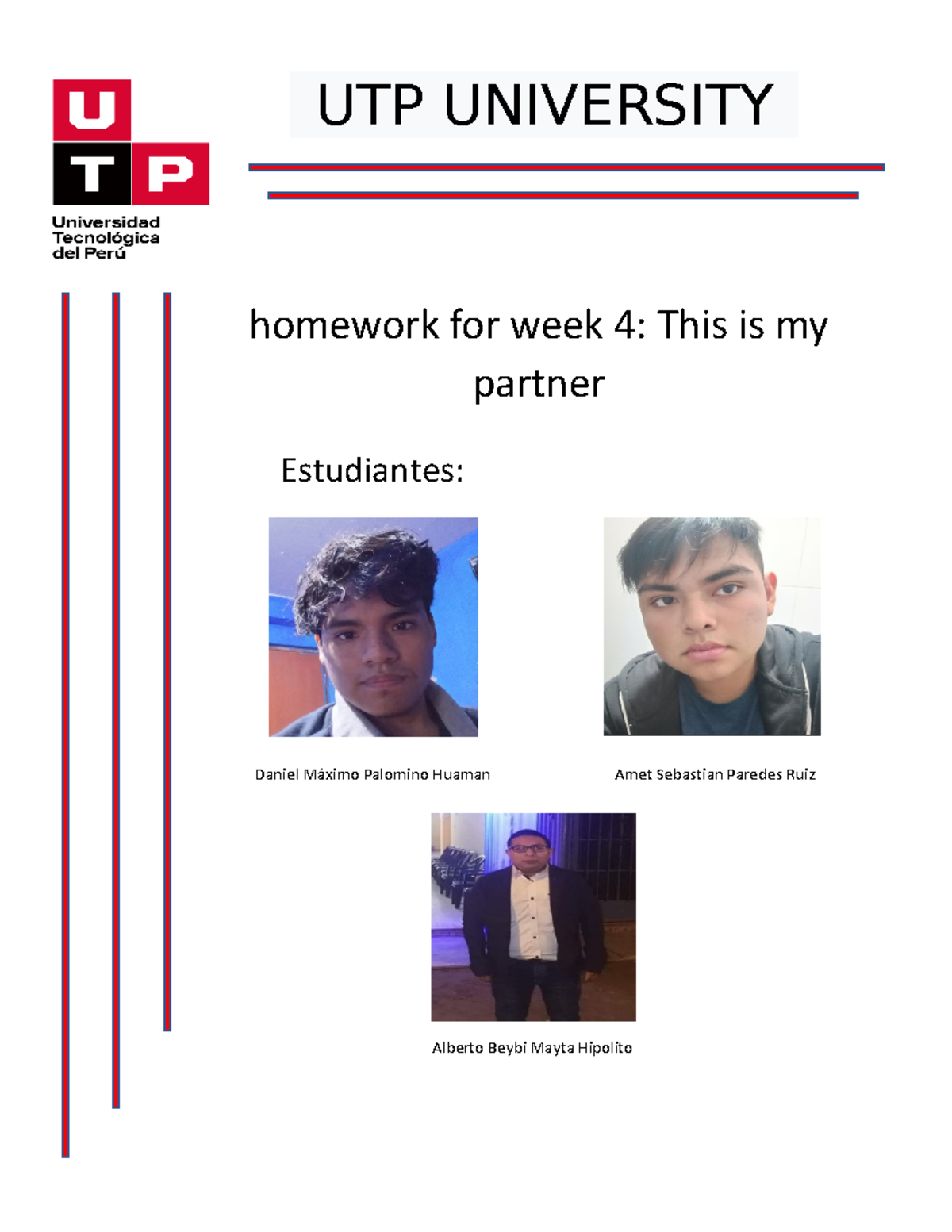 Week 8 Task Assignment Professions and Occupations. 0 - Alberto Beybi Mayta Hipolito Daniel ...