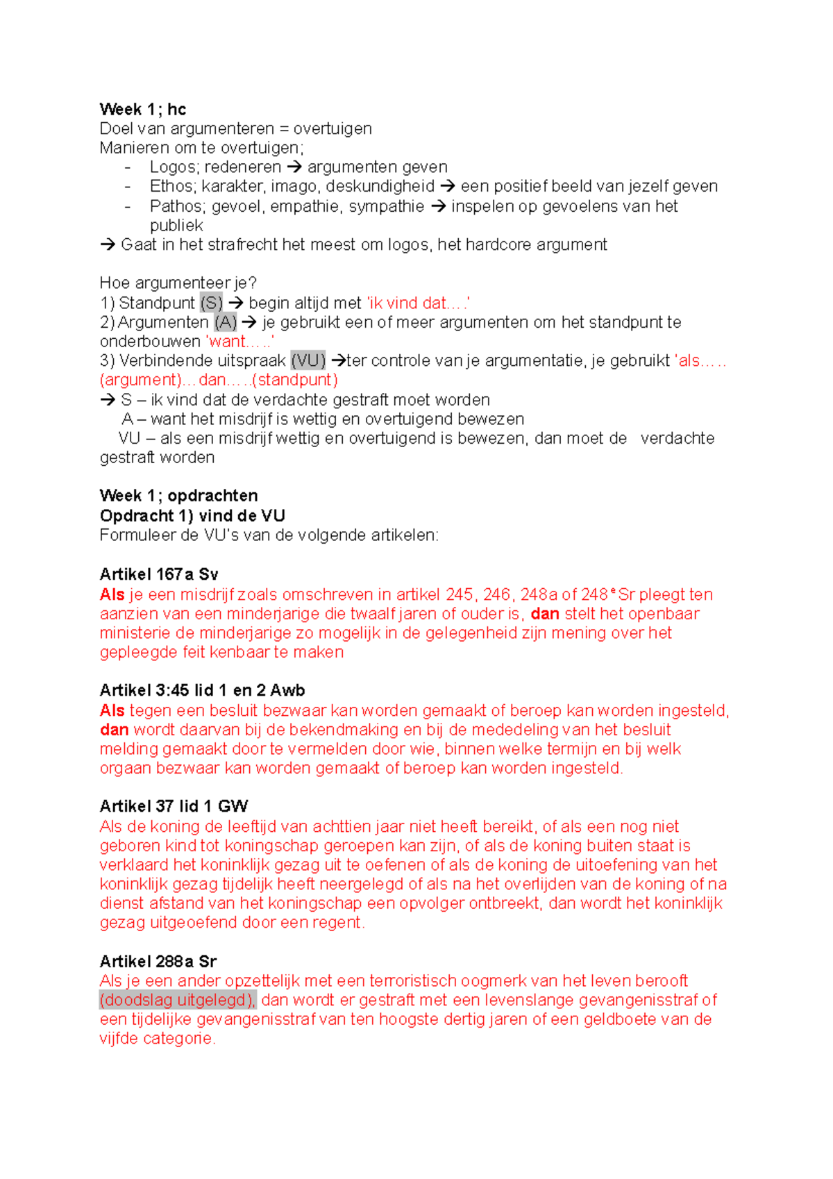 Argumenteren - ...’ Argumenten (A) je gebruikt een of meer argumenten ...