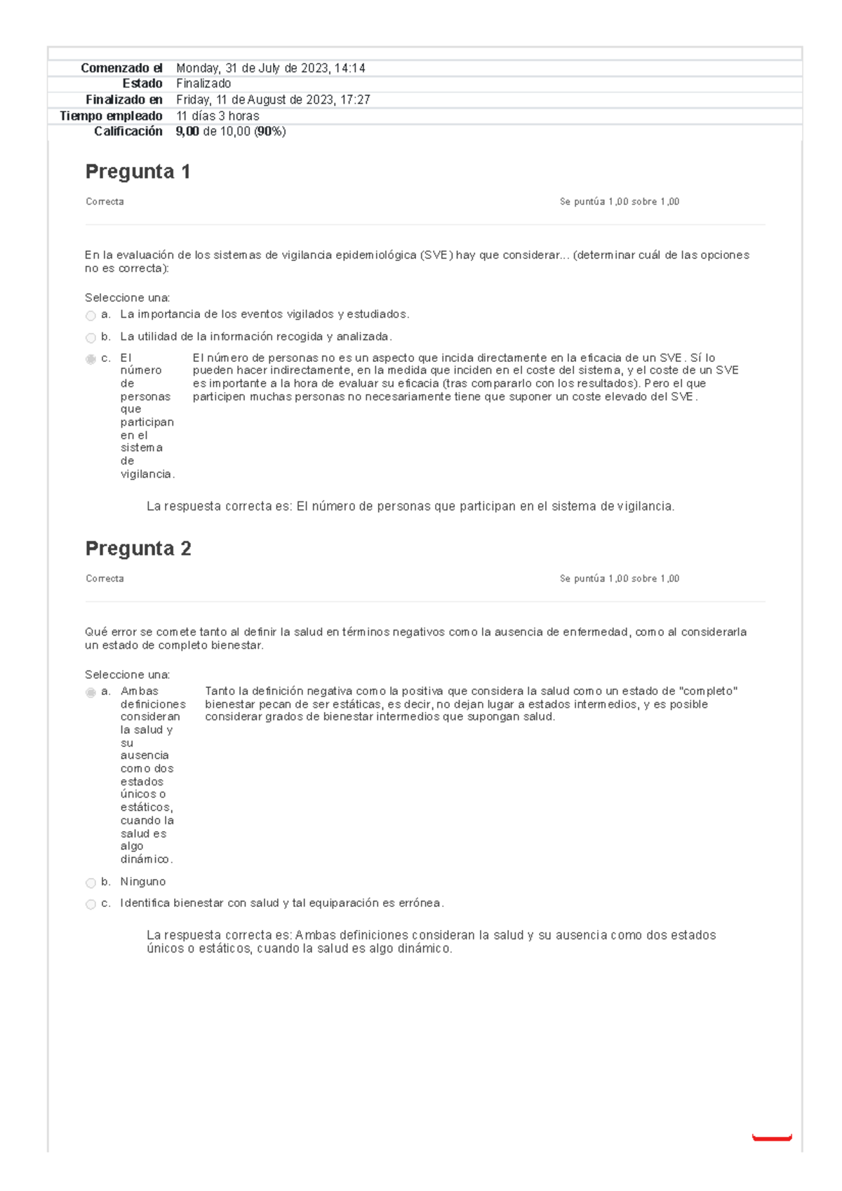 Examen Clase 1 - Comenzado el Monday, 31 de July de 2023, 14: Estado ...