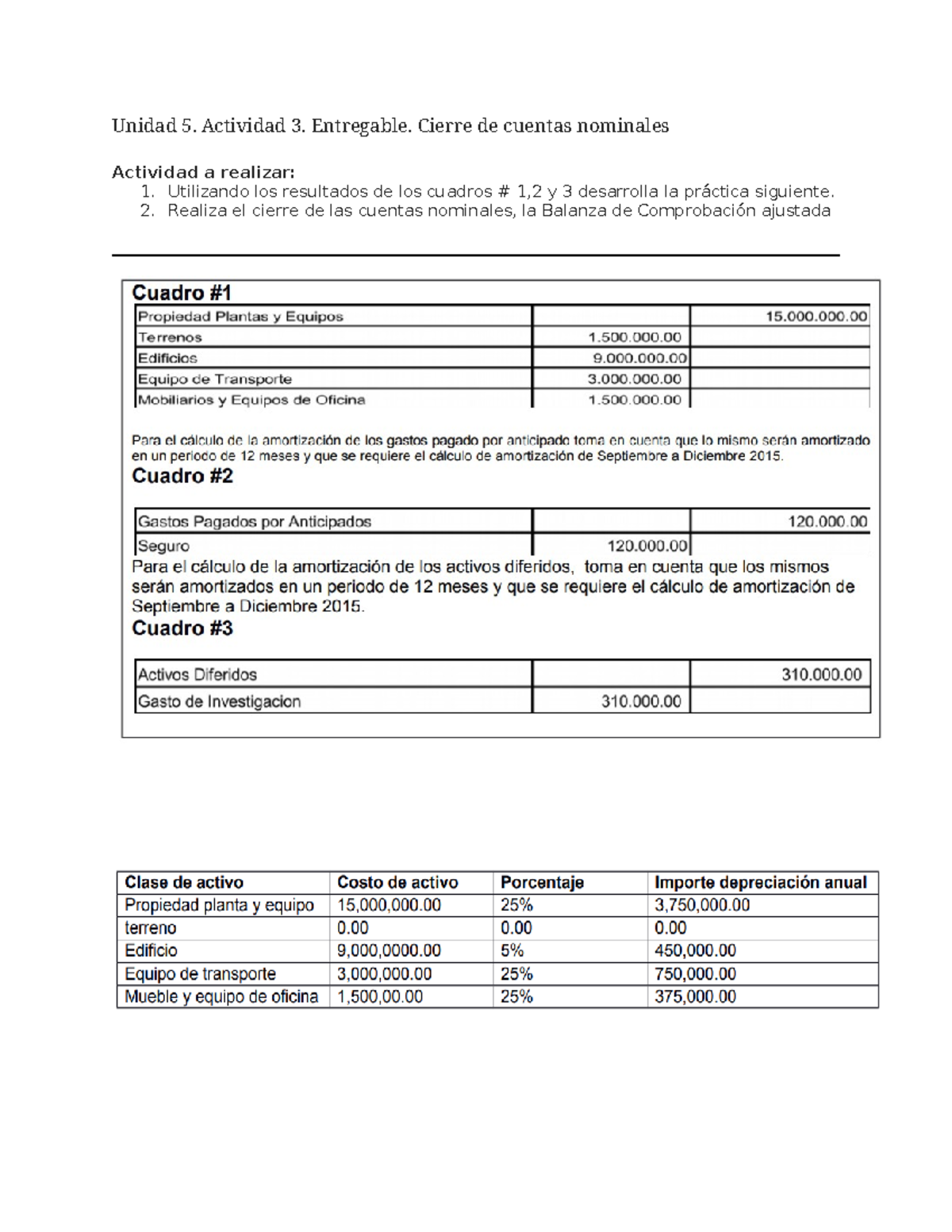 Unidad 1Unidad 1. Actividad 3. Asientos de caja chica y caja general ...