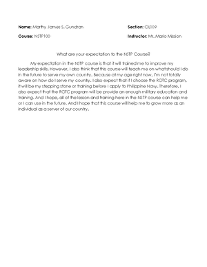 Chapter#1 THE NSTP- Mapúa Office - CHAPTER#1: THE NSTP-MAPÚA OFFICE I ...