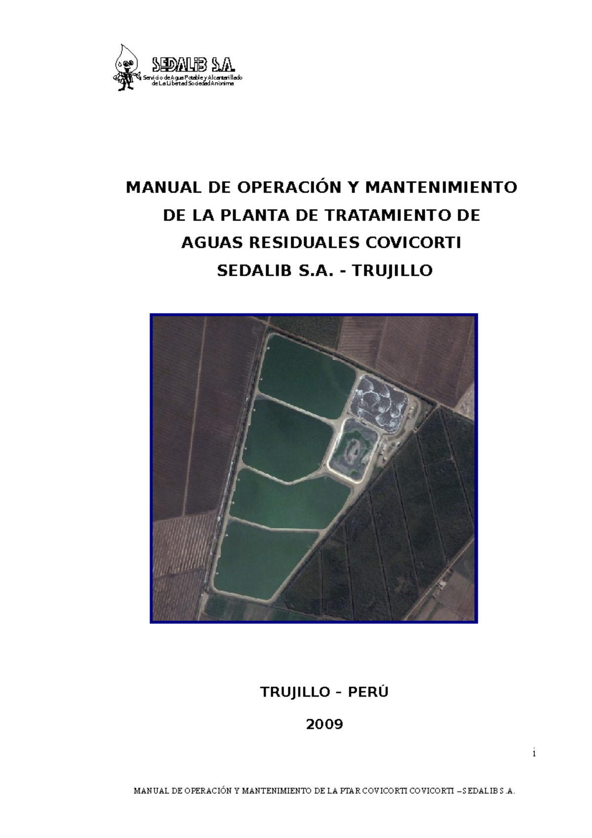 Manual de Operacion Mantenimiento de La - MANUAL DE OPERACIÓN Y ...