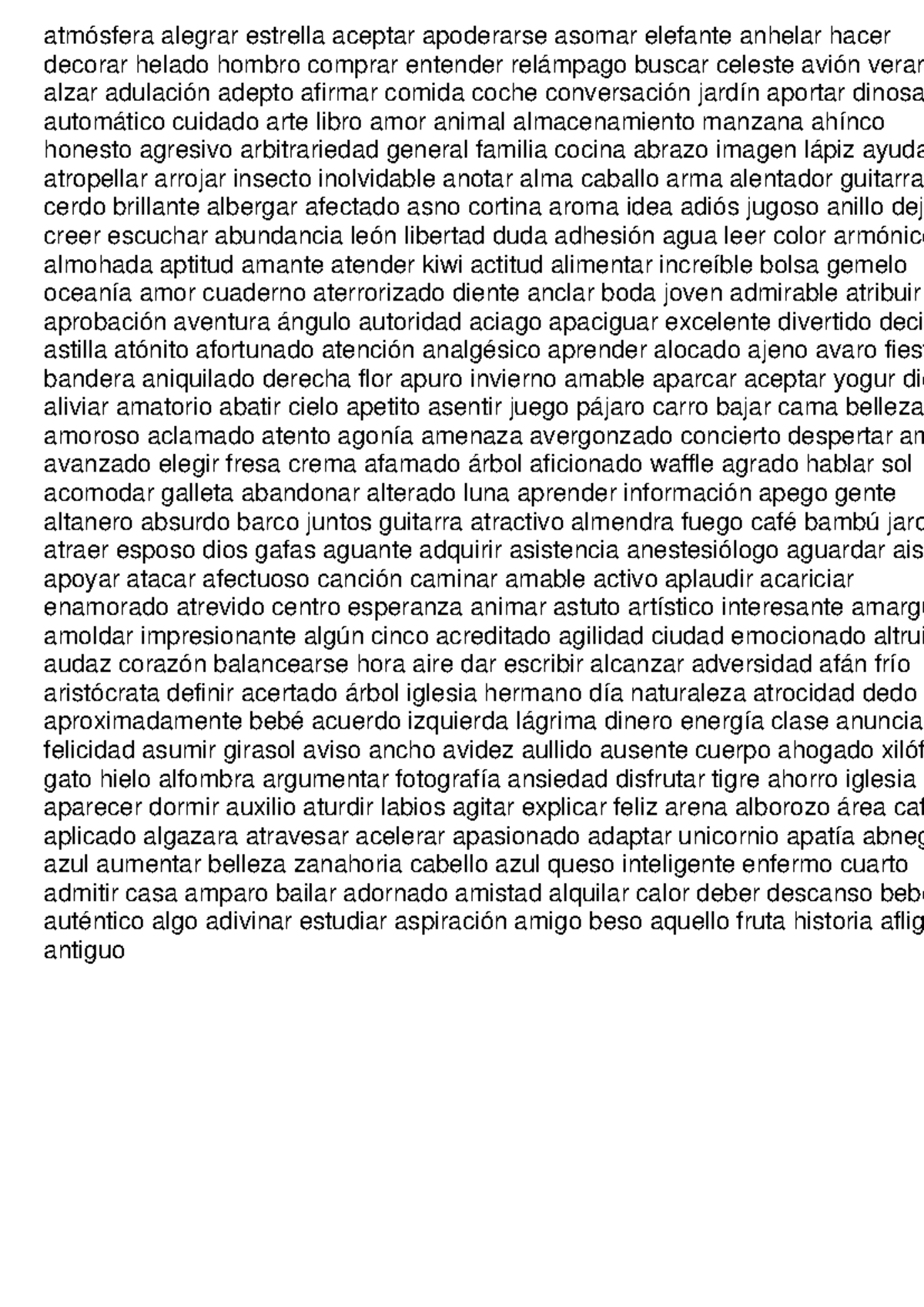Texto generado - asdfas - atmósfera alegrar estrella aceptar apoderarse ...