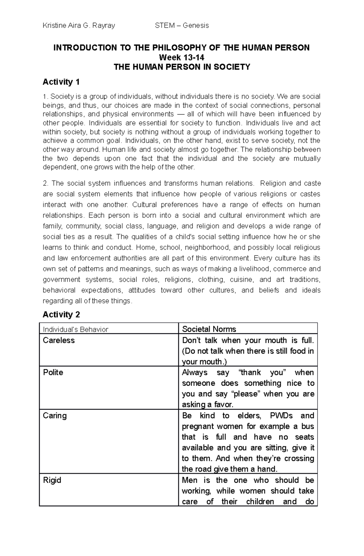 Philosophy Module 12 13 grade 12 philosophy, (from Greek, by way of ...