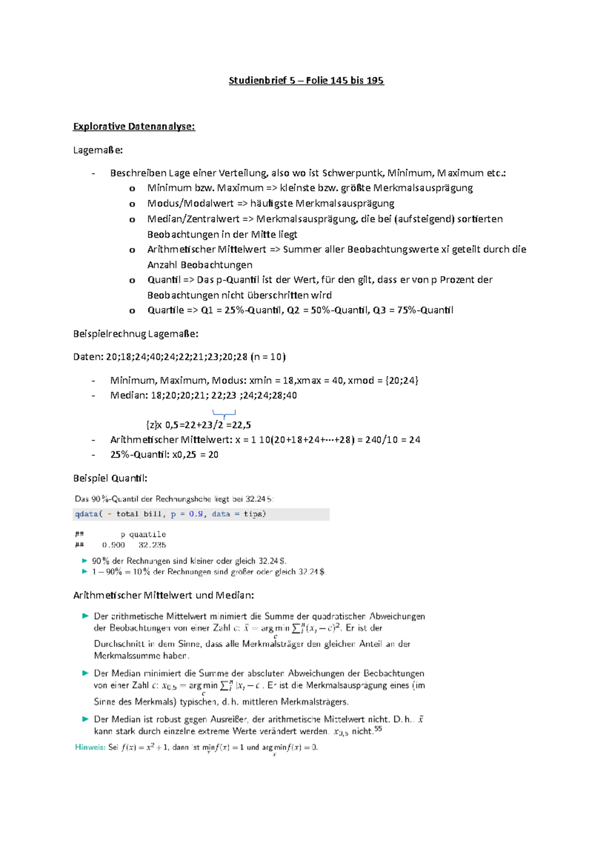 Studienbrief 5 Wissenschaftliche Methoden – quantitative Datenanalyse ...