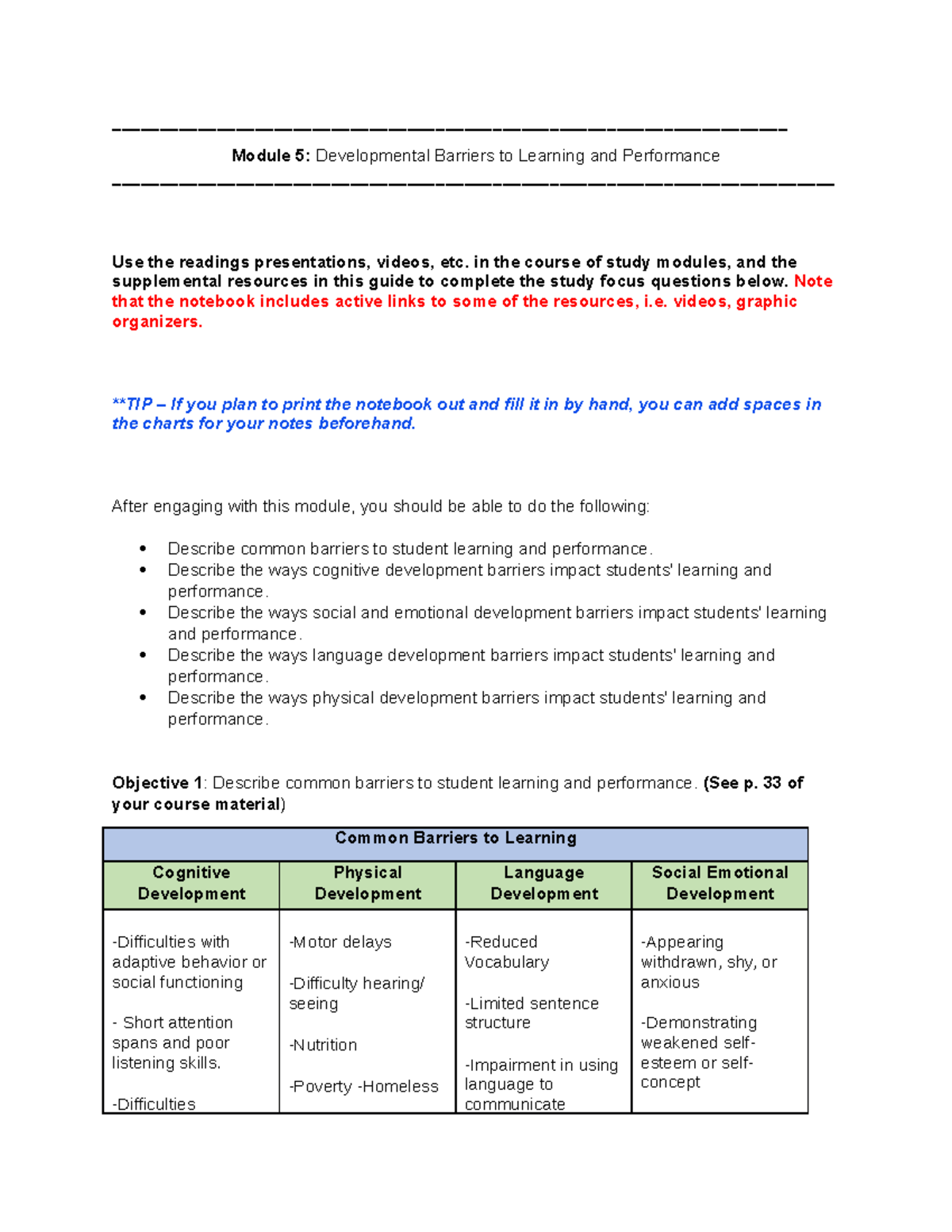 Module 5 Notebook - Updated - - Studocu