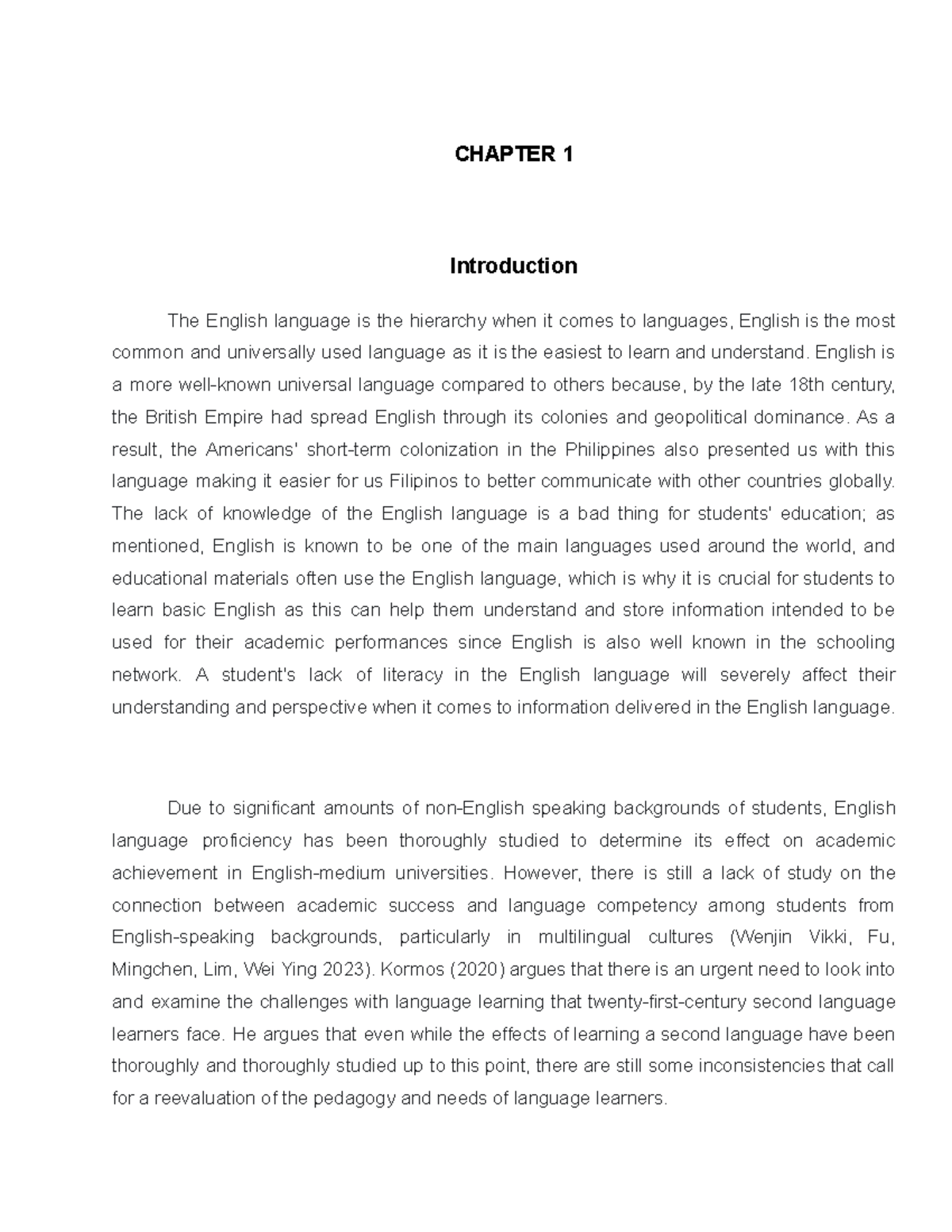 Ayaw ko tandoga natulog ko nga oten - CHAPTER 1 Introduction The ...