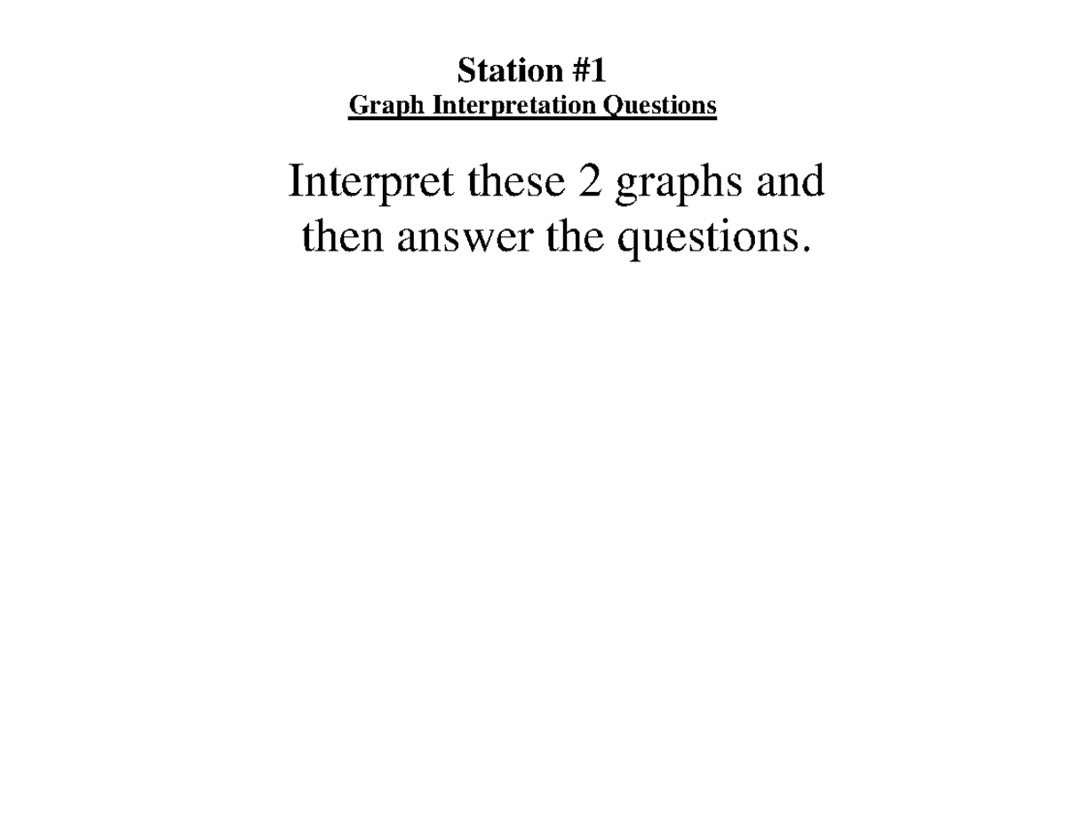 Cell Unit Test 1-3 - cells and stuff - Station Graph Interpretation ...