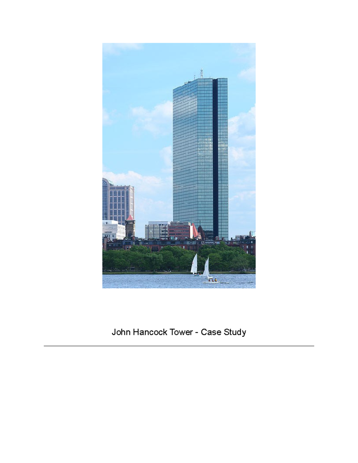 Building Science - Case Study - John Hancock Tower - Case Study ...