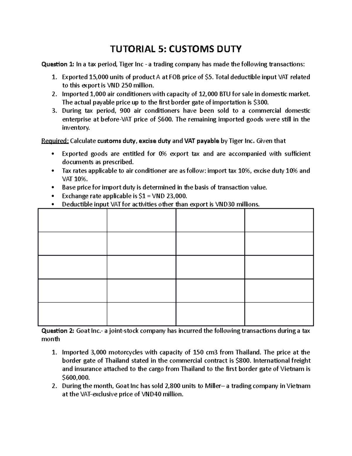 Tutorial 5 p2 - Side effects Erosion Synergy - OCF (Operating Cash Flow ...