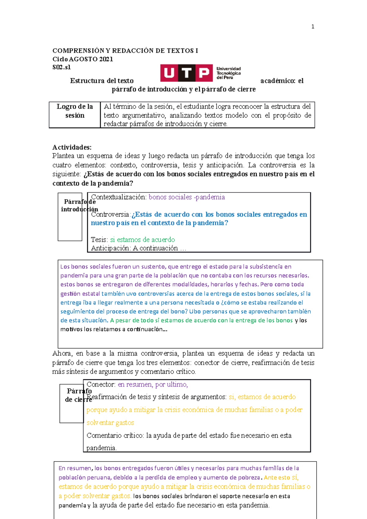 S02.s1-Párrafo Introducción y cierre (material) - Agosto 2021 - 1 ...