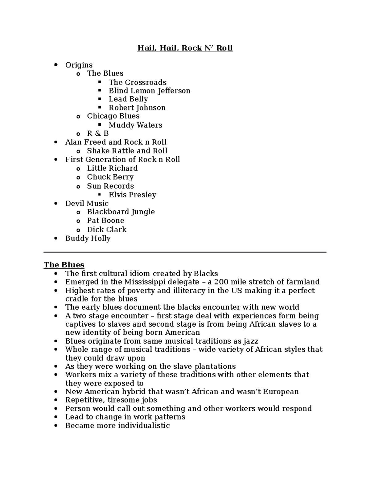 Hail Hail Rock n Roll - HISTORY 2132 - Hail, Hail, Rock N’ Roll Origins ...