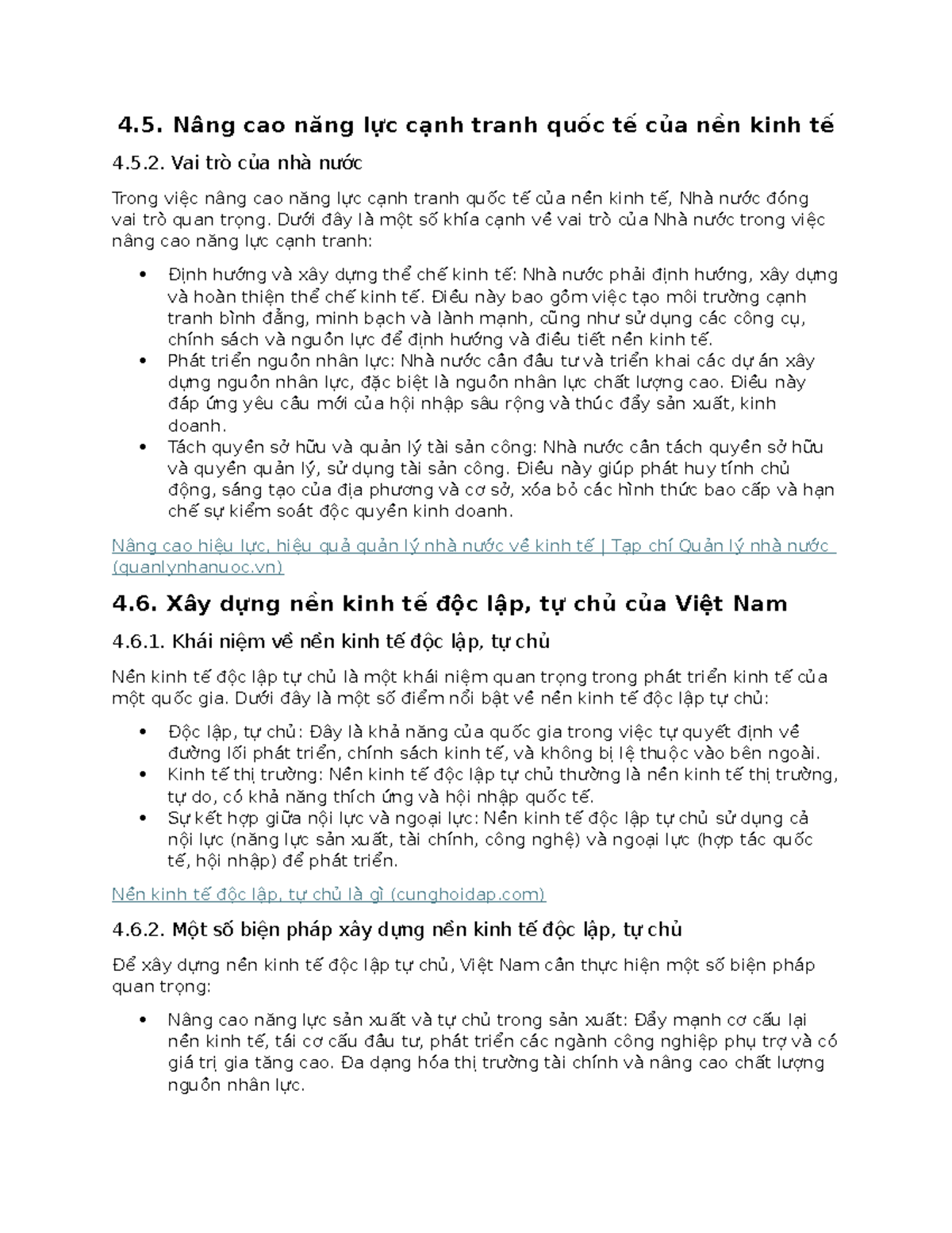 Ktct Ktct 4 Nâng Cao Năng Lực Cạnh Tranh Quốc Tế Của Nền Kinh Tế 4