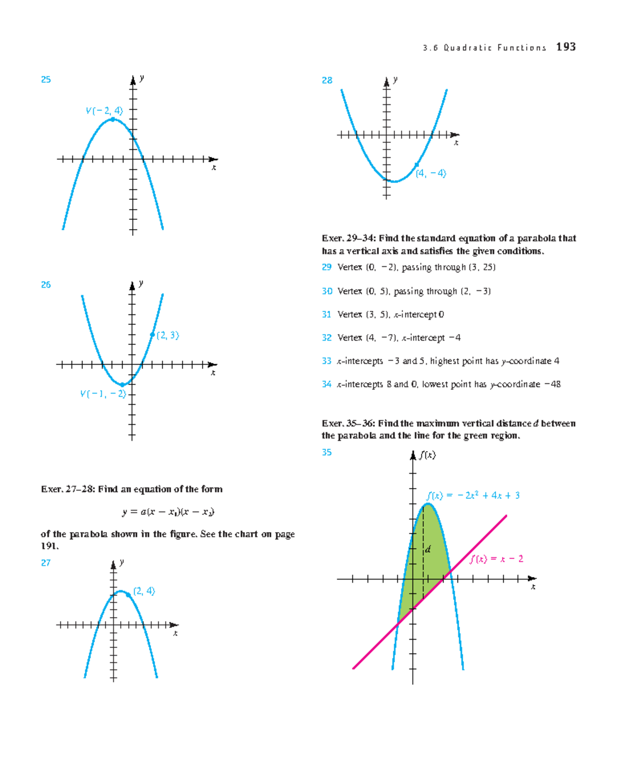 Algebra and Trigonometry with Analytic Geometry-22 - 25 26 Exer. 27–28 ...
