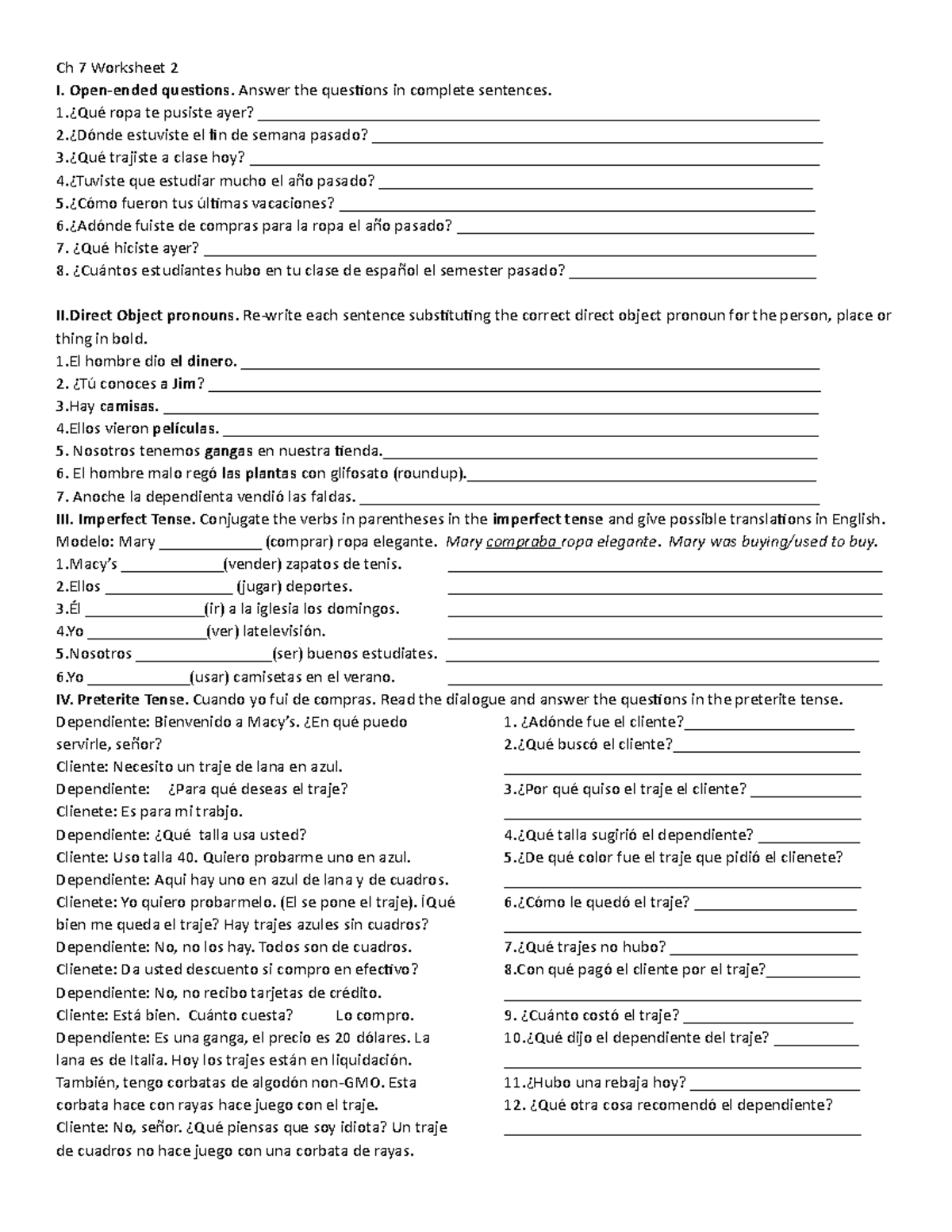 Ch 7 Worksheet 2aa - Professor Kevin Miles - Ch 7 Worksheet 2 I. Open ...