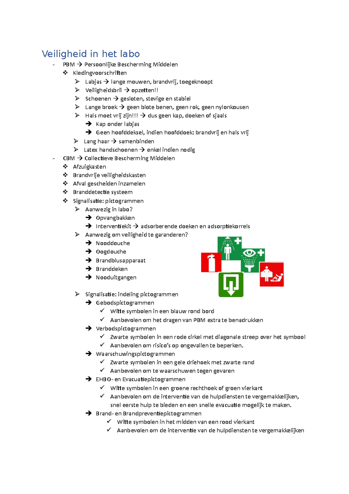 Veiligheid in het labo - Veiligheid in het labo PBM Persoonlijke ...