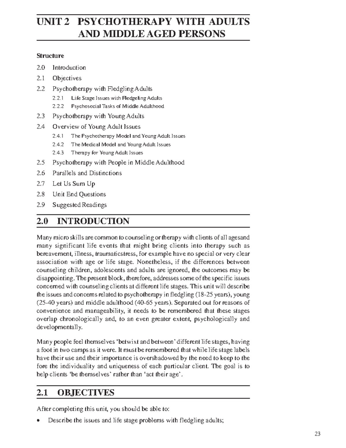 Unit-2 - Psychotherapy notes - Psychotherapy with UNIT 2 PSYCHOTHERAPY ...