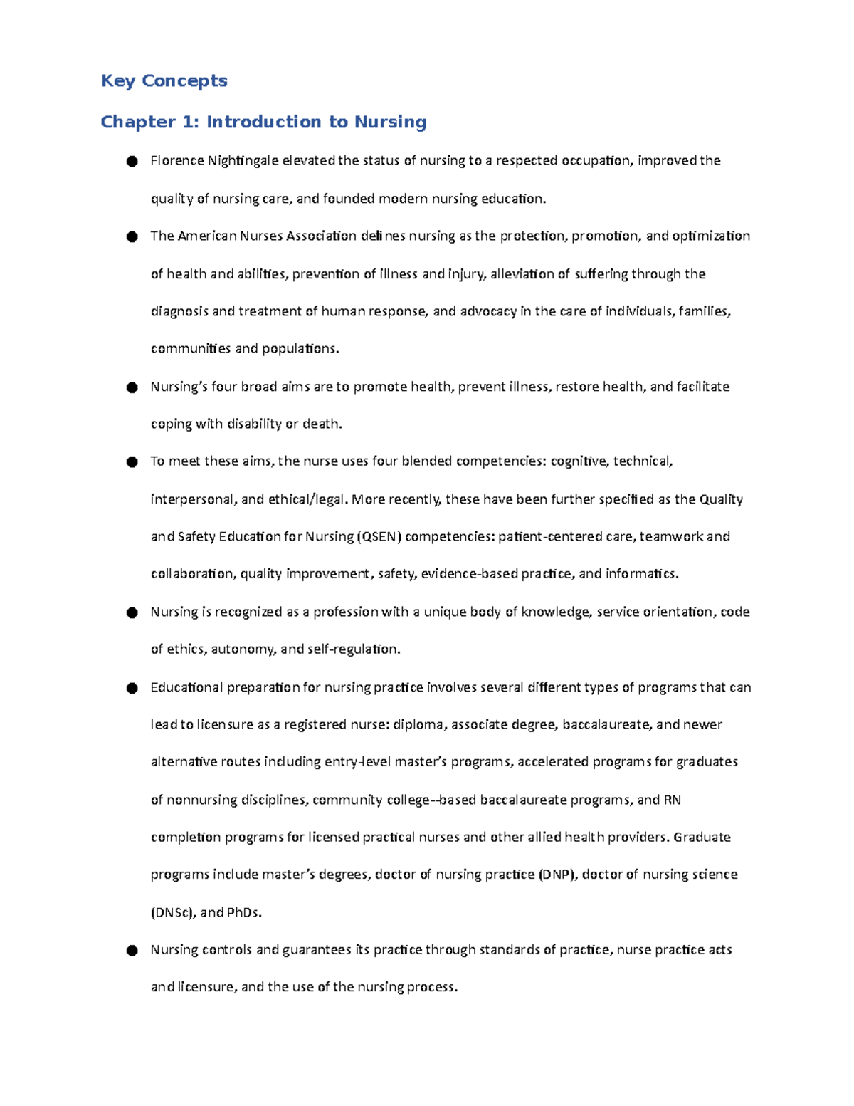 KC Chapter 01 - Vsims Edith Jacobson - Key Concepts Chapter 1 ...